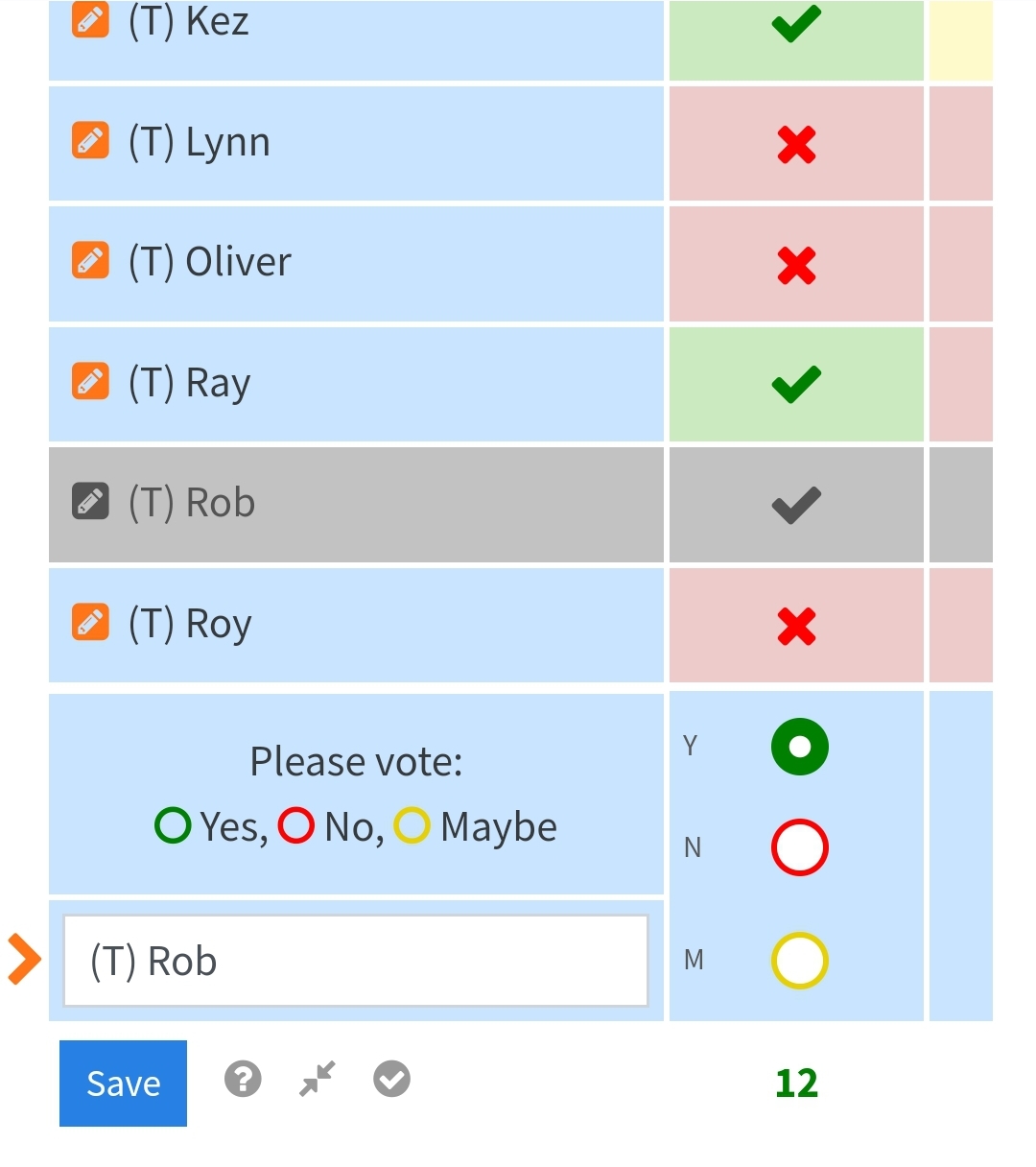 Gig Attendance Poll – Skull Drummery